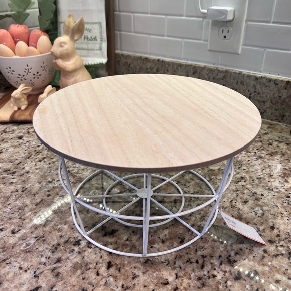 Target | Accents | Target Round Wire Bin With Wooden Lid | Poshmark